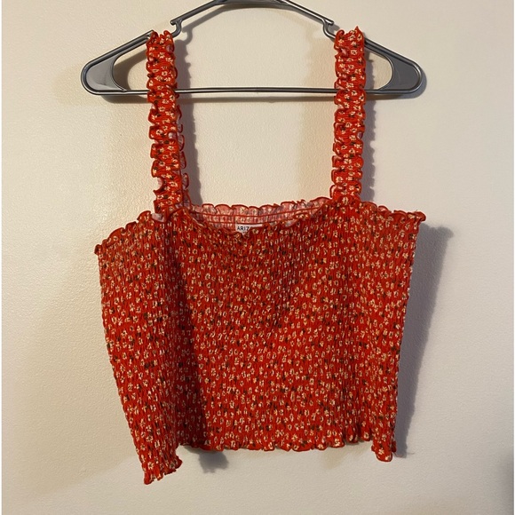 Arizona Jean Company | Tops | Arizona Jean Co Fully Smocked Floral ...